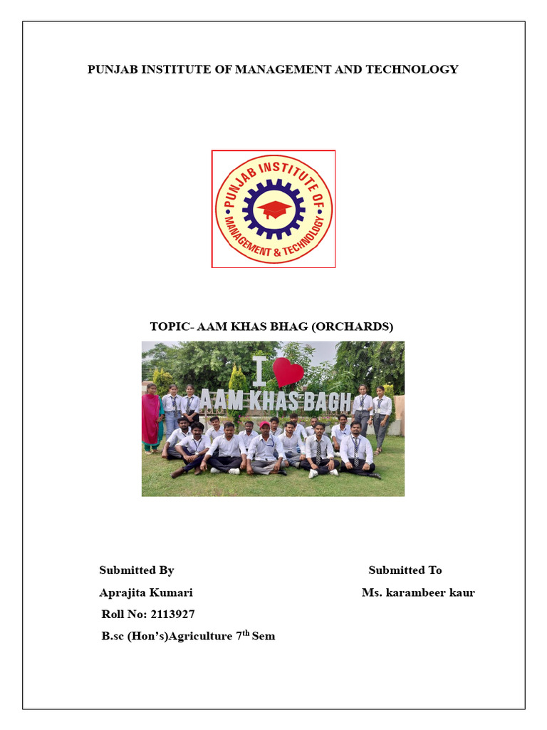 Aam Khas Bhag | PDF | Pear | Mango