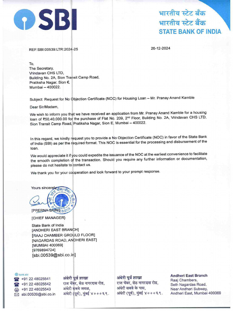 Society Letter 26-12-2024 | PDF