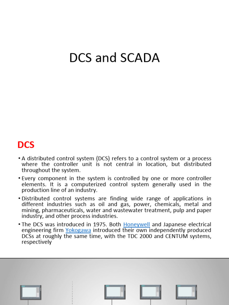 DCS vs SCADA: Key Differences Explained | PDF | Scada | Programmable ...