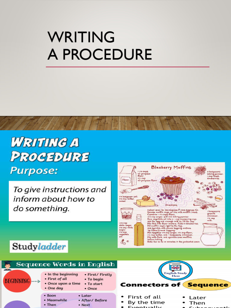 Writing a procedure | PDF