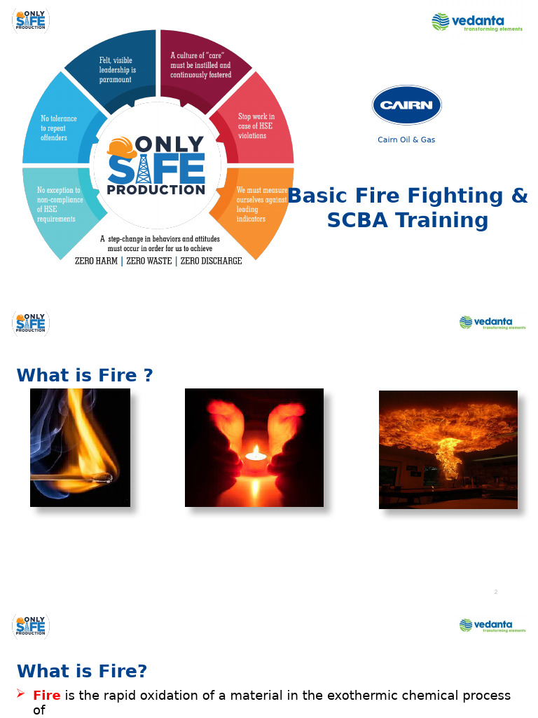 Basic Fire & SCBA Training | PDF | Fires | Combustion