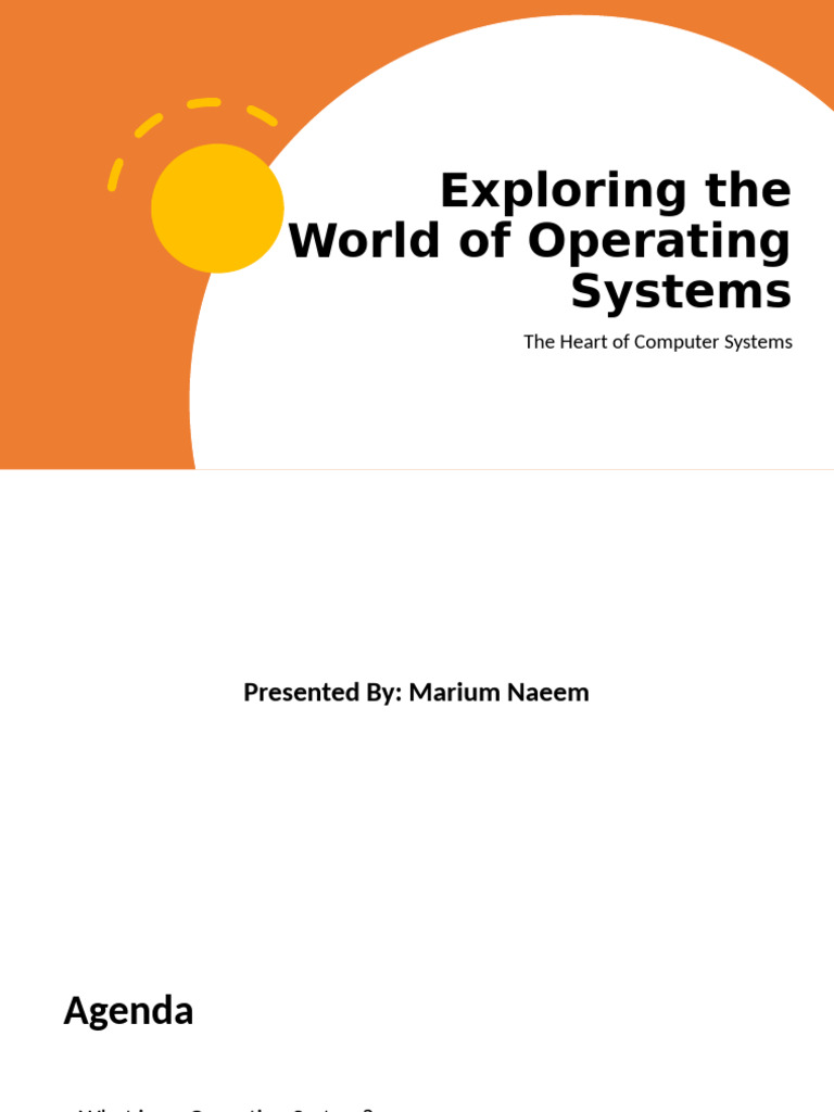 operating system introduction | PDF | Operating System | Graphical User Interfaces