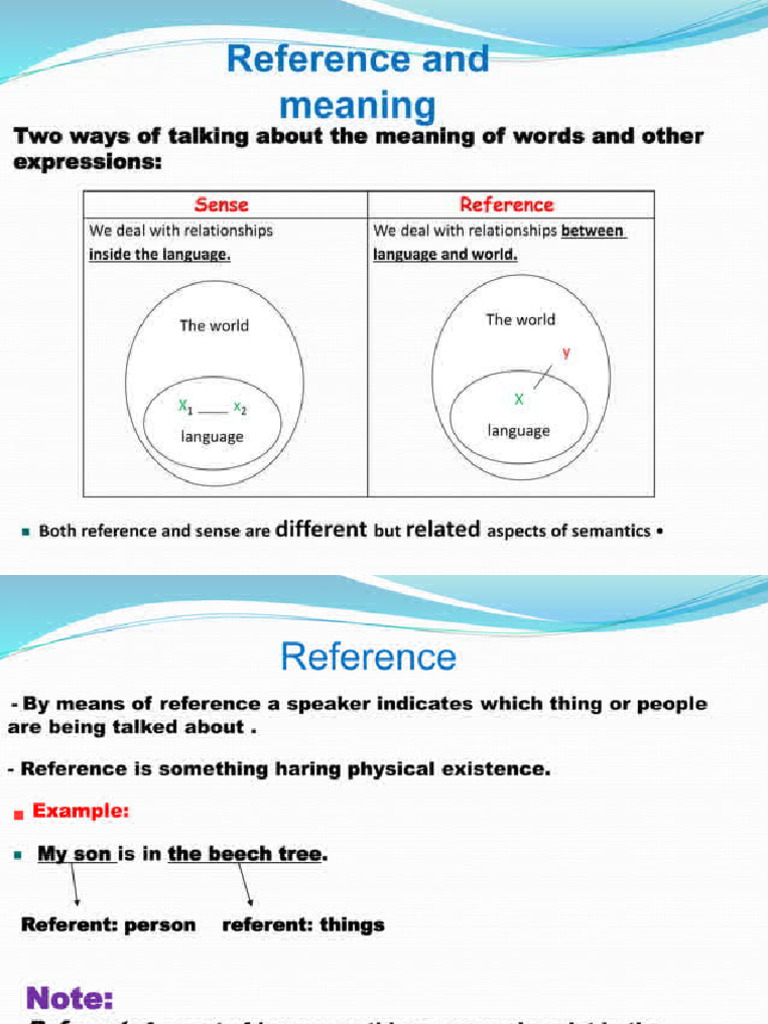 Sense and Reference - 20240630 - 213457 | PDF