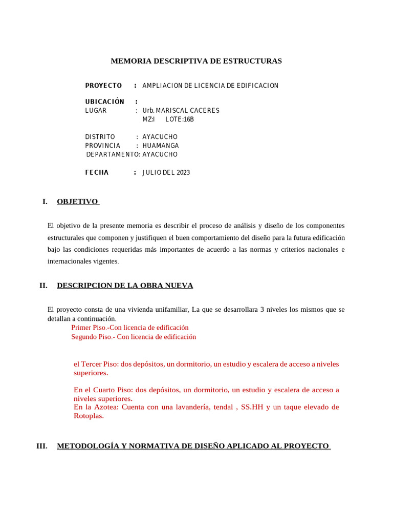 3.-Md de Estructuras | PDF | Fundación (Ingeniería) | Albañilería