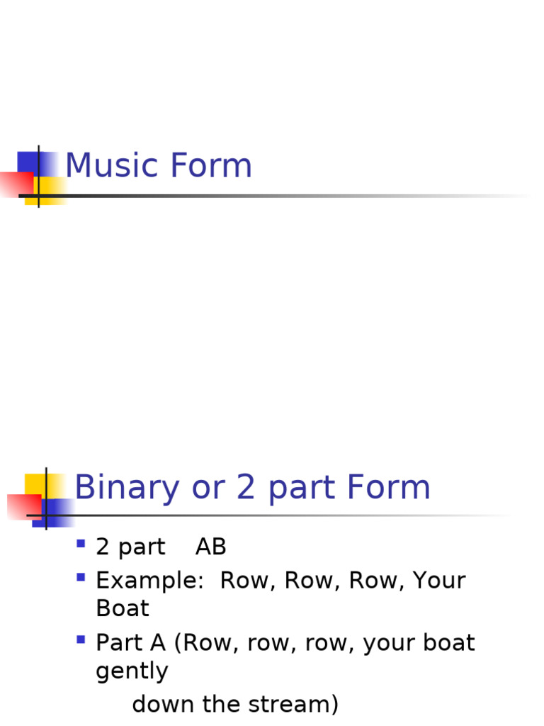 Mapeh 6 - Music PPT q3 - Music Form | PDF