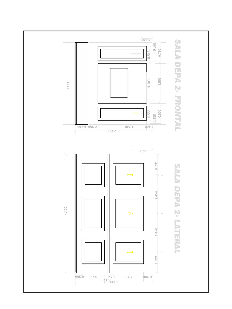 Corte Sala Depa 2 | PDF