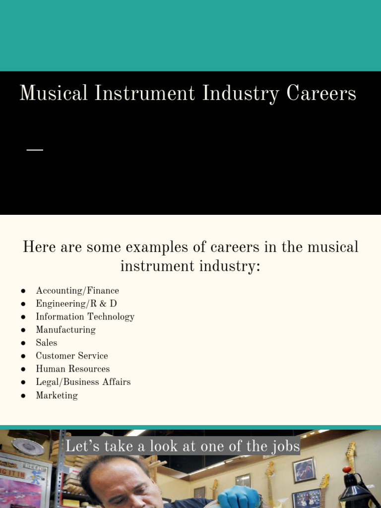 Musical Instrument Industry Careers | PDF | Engineering