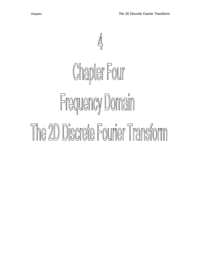 2d DFT Properties (1) Word | PDF | Discrete Fourier Transform | Fourier Transform