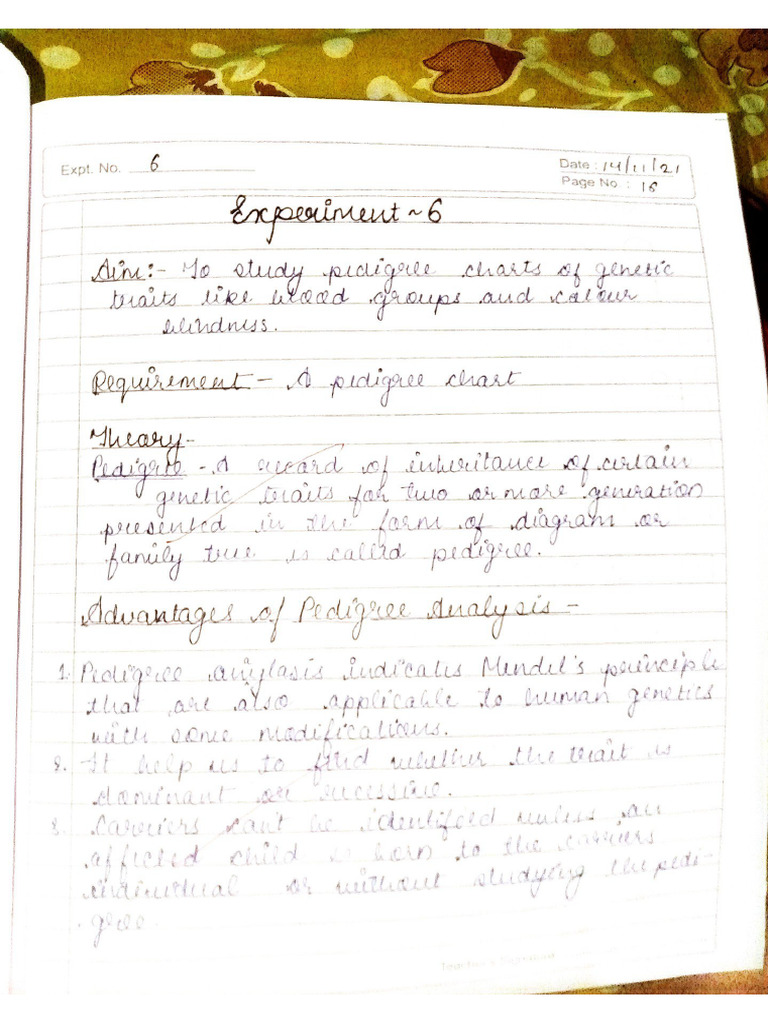 Bio Practical 6 | PDF