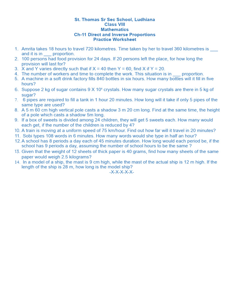 Sts Class 8th Math ch-11 Practice Worksheet | PDF