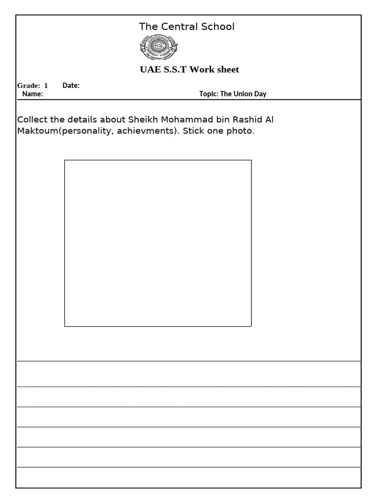 UAE Worksheet 2 | PDF