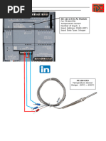 Siemens S7 1200: Wiring/Connection Diagram of 3 Wire PT100 RTD Temperature Sensor Using SB 1231 ...