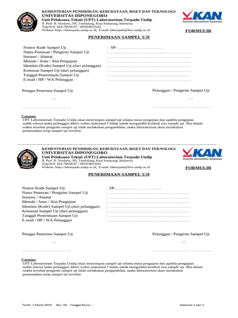 Kaji Ulang Permintaan Pengujian | PDF