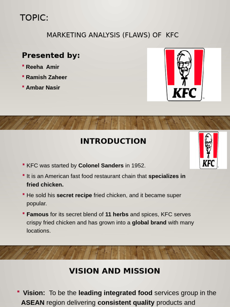 Marketing Analysis of KFC | PDF | Marketing | Fast Food