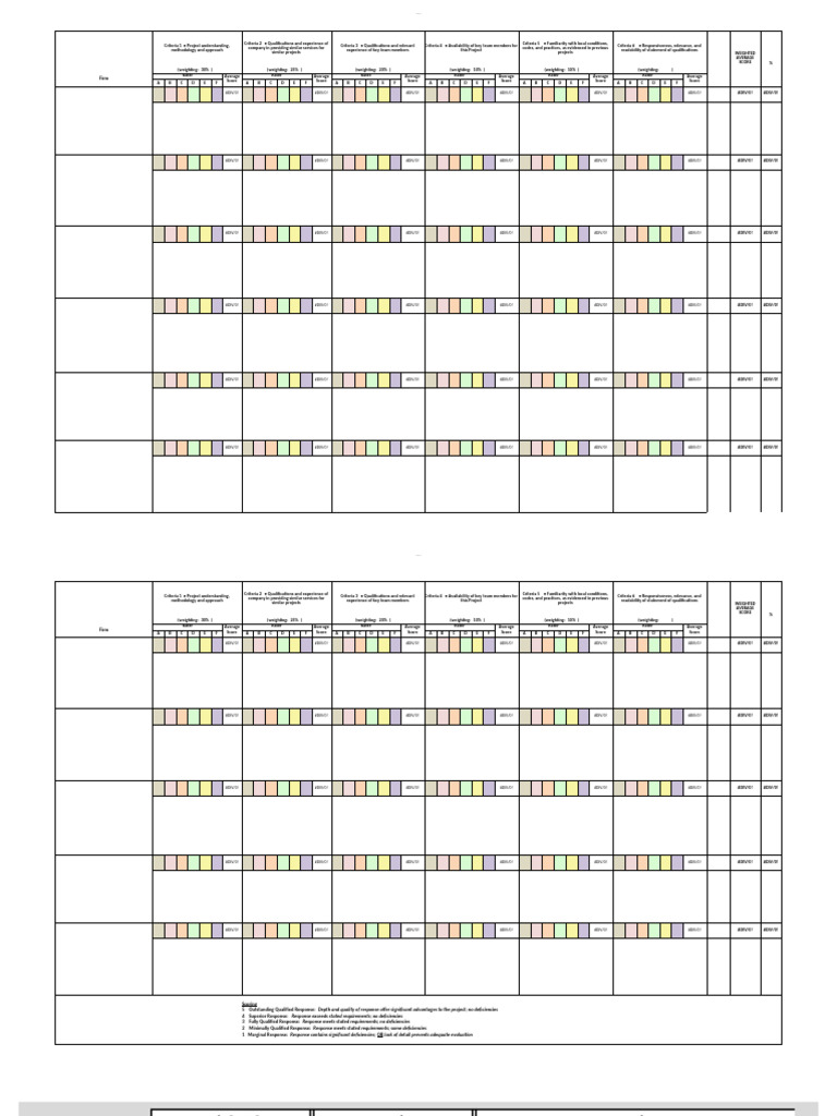 Example_Selection_Matrix-blank | PDF
