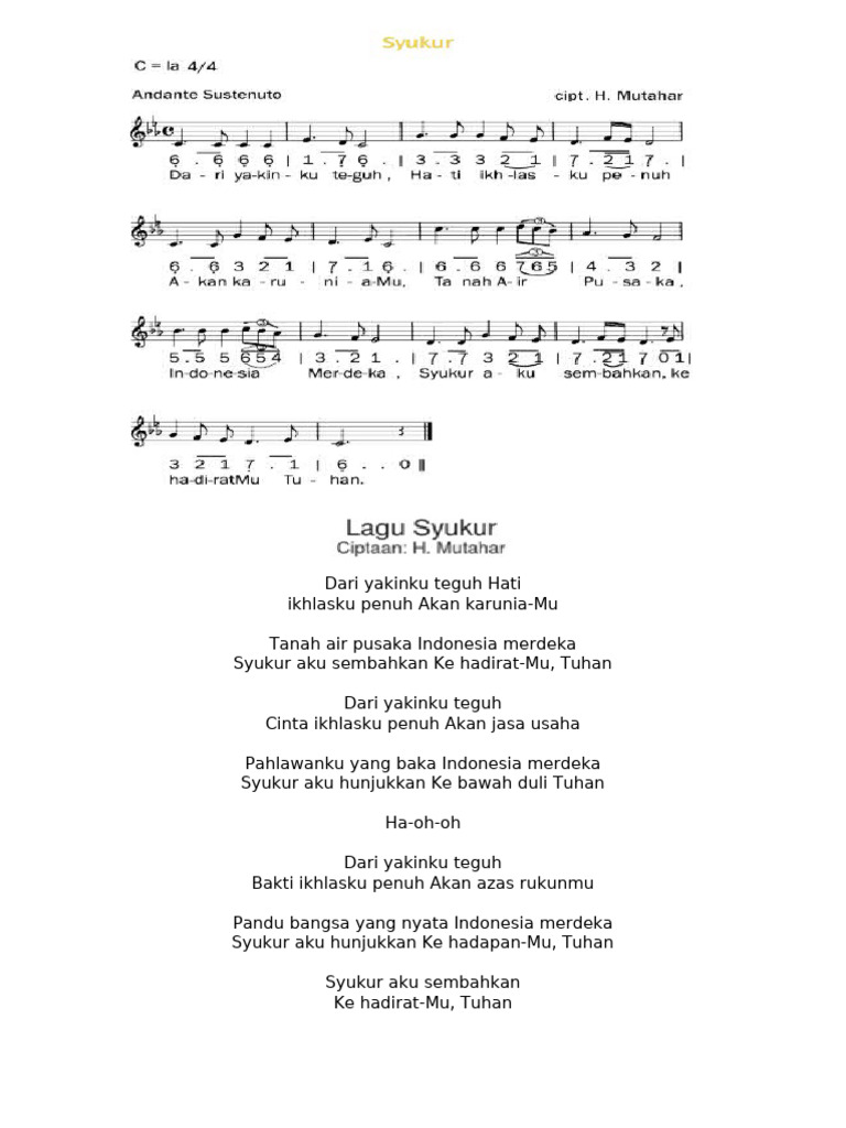 Dari Yakinku Teguh Hati | PDF