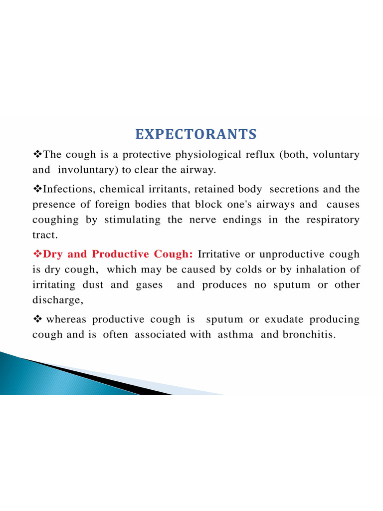 Expectorant | PDF