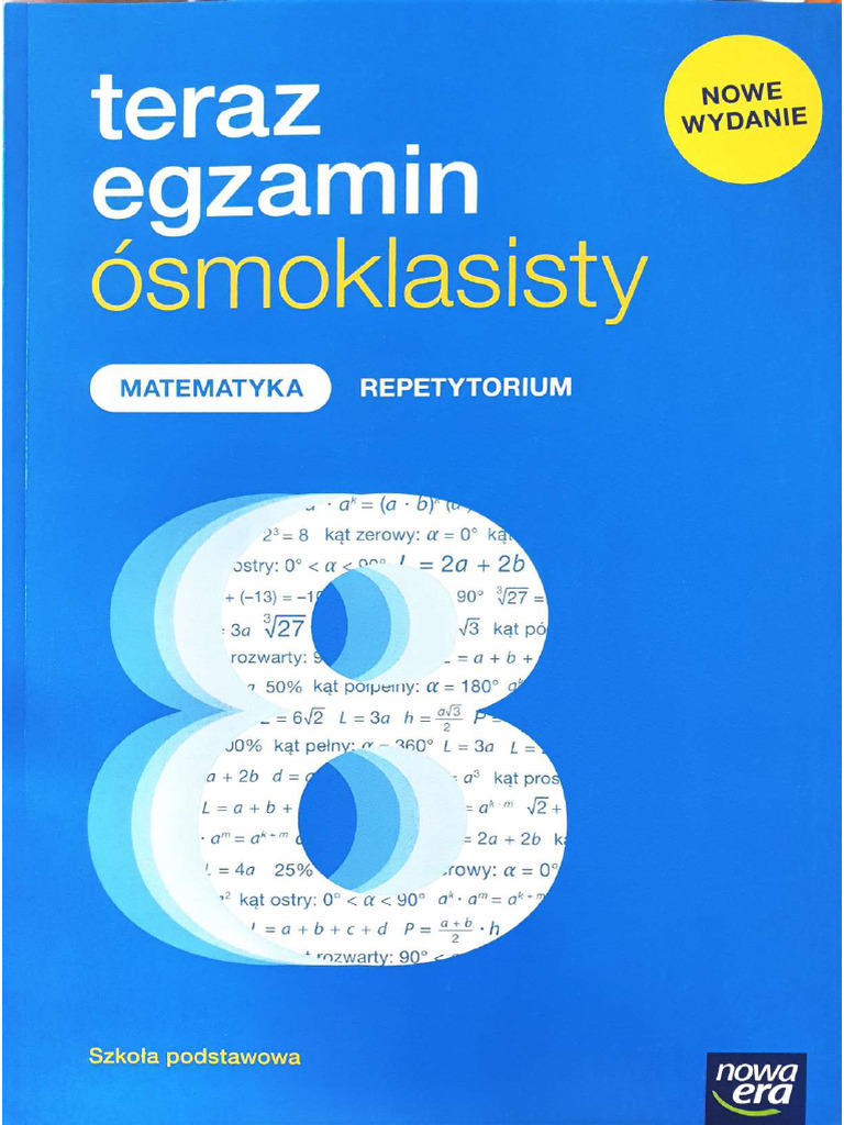 Repetytorium E8. Nowa Era. Teraz Egzamin Ósmoklasisty | PDF