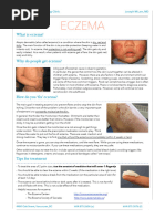 Clinical Practice Guidelines - Eczema - RCH | PDF | Dermatitis | Diseases And Disorders