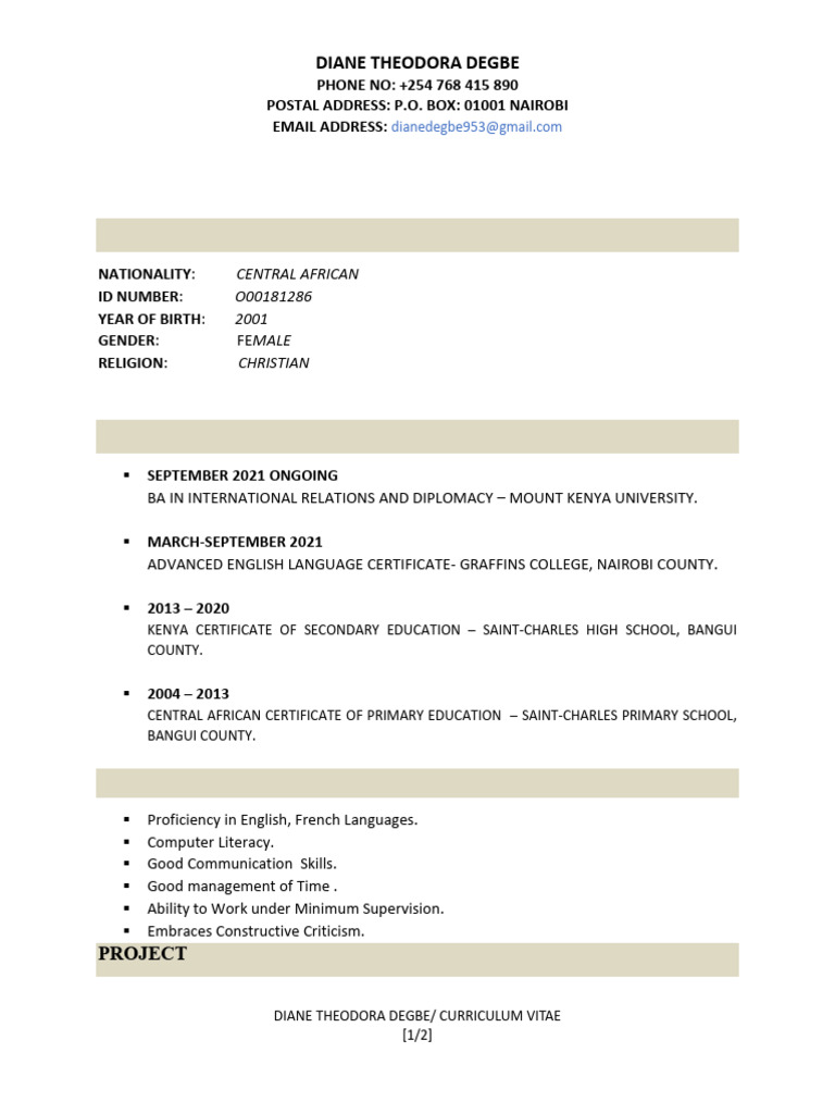 CV WORK MERGED | PDF