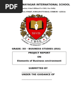 Economics Project Cover Page Design | PDF