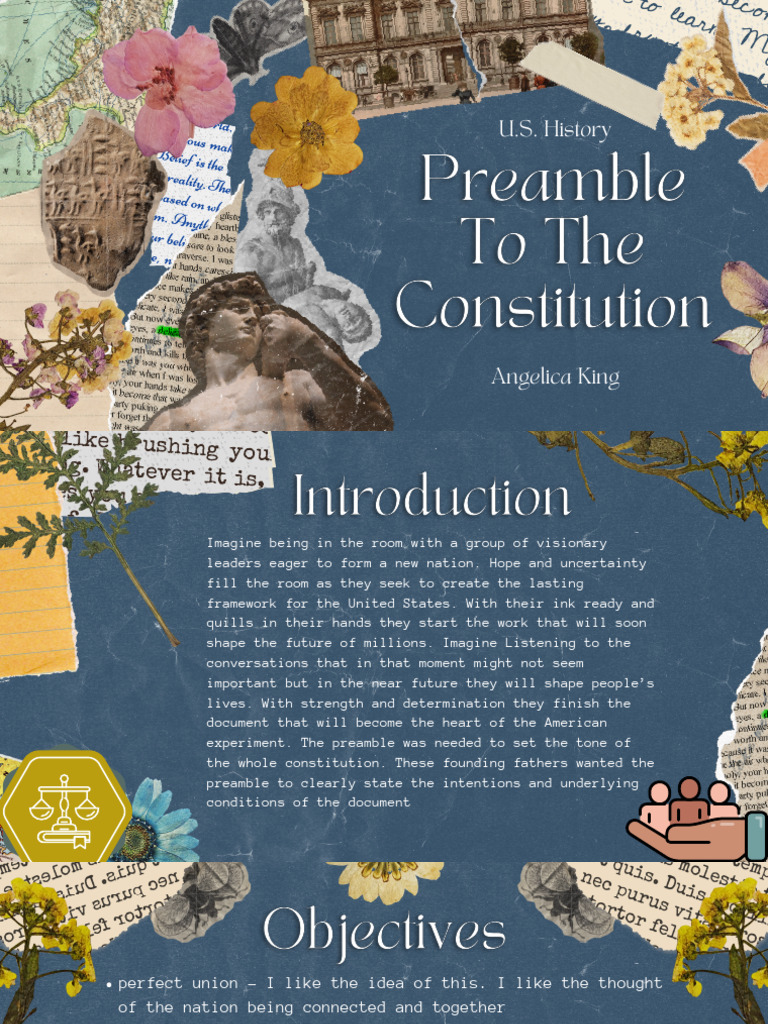 Preamble to the Constitution | PDF