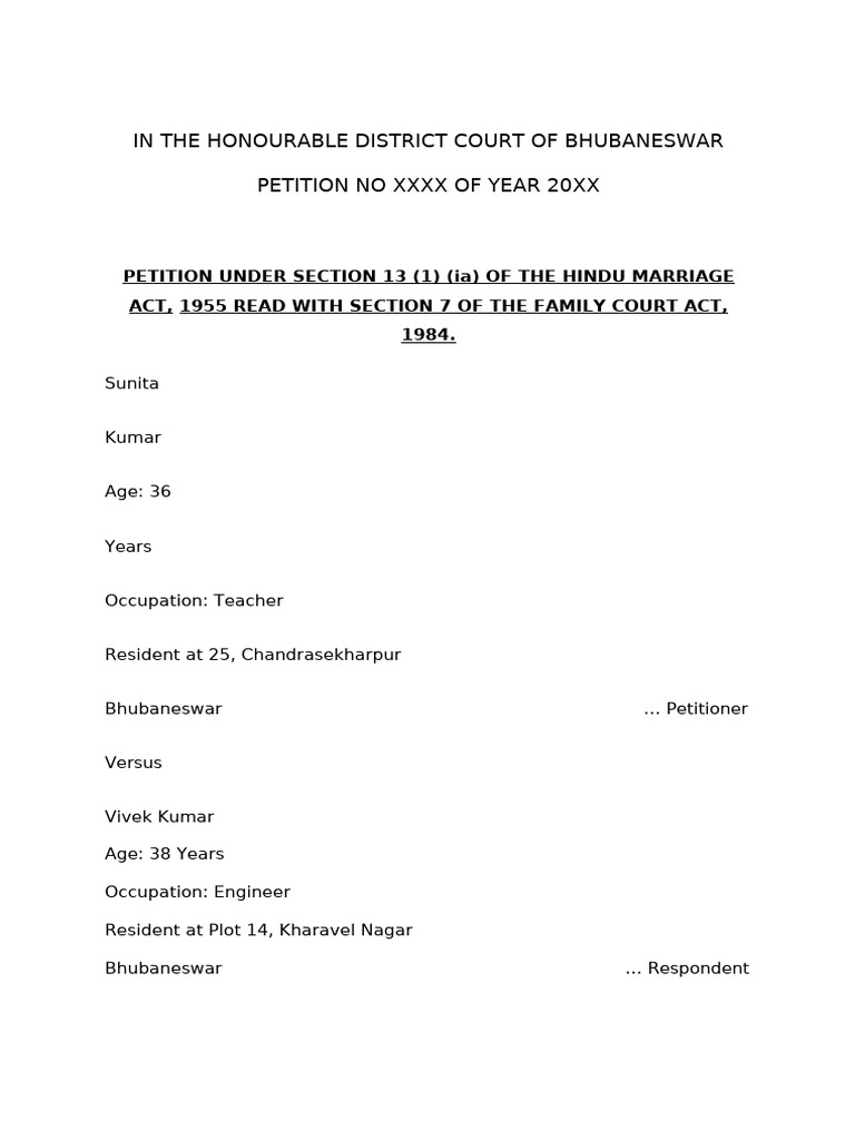 Divorce Draft | PDF | Marriage, Unions And Partnerships | Family
