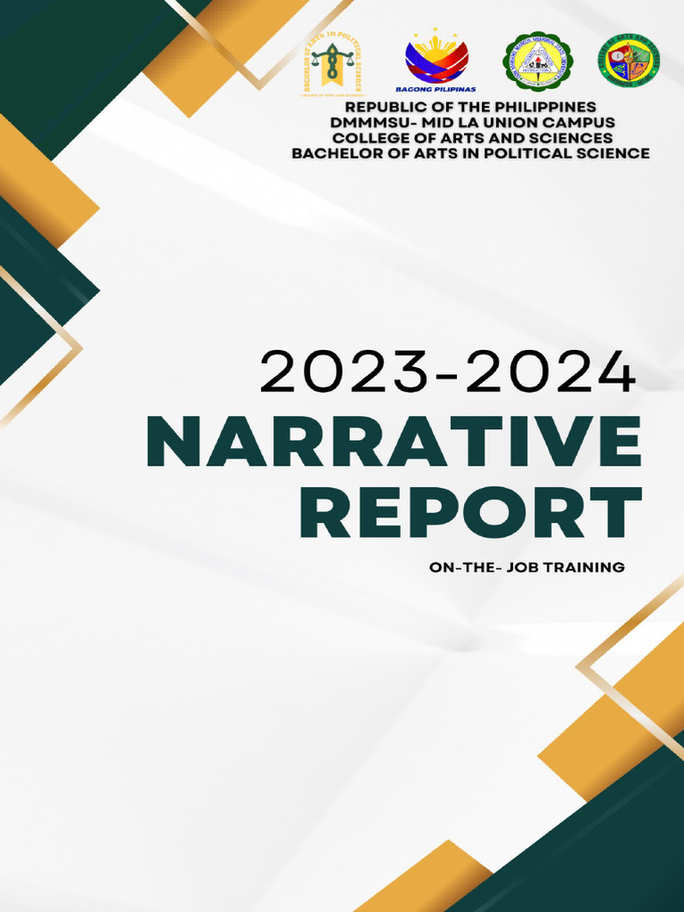 NARRATIVE REPORT FORMAT | PDF
