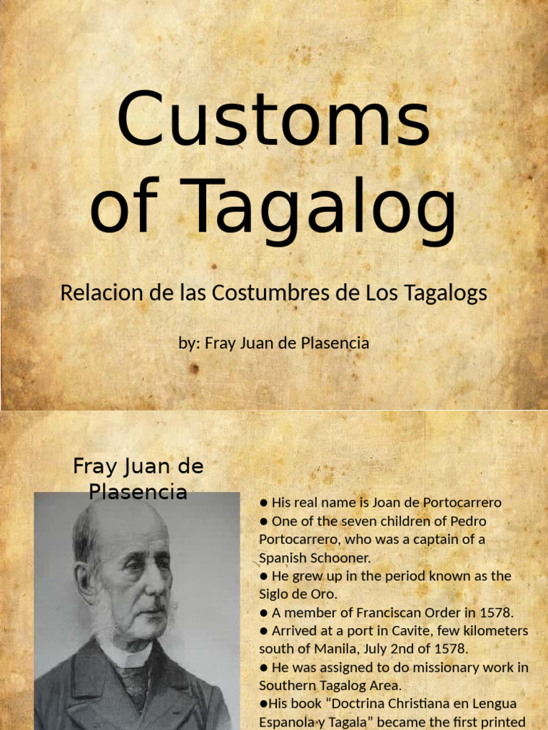 Group - 2 - Customs - of - Tagalog | PDF