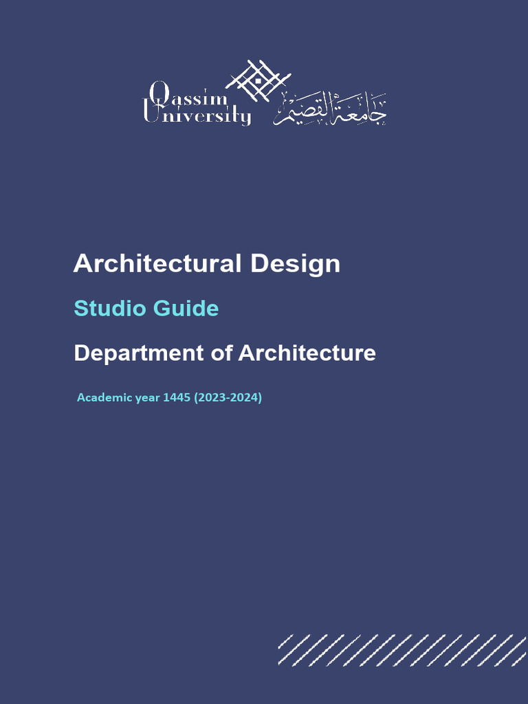 Architectural Studio Guide 2023-2024 | PDF | Design | Lecture