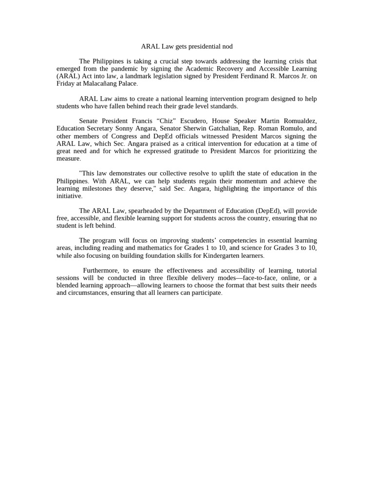 ARAL-Law-gets-presidential-nod | PDF