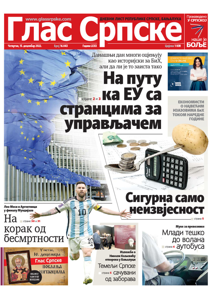 Glas Srpske 20221215 | PDF