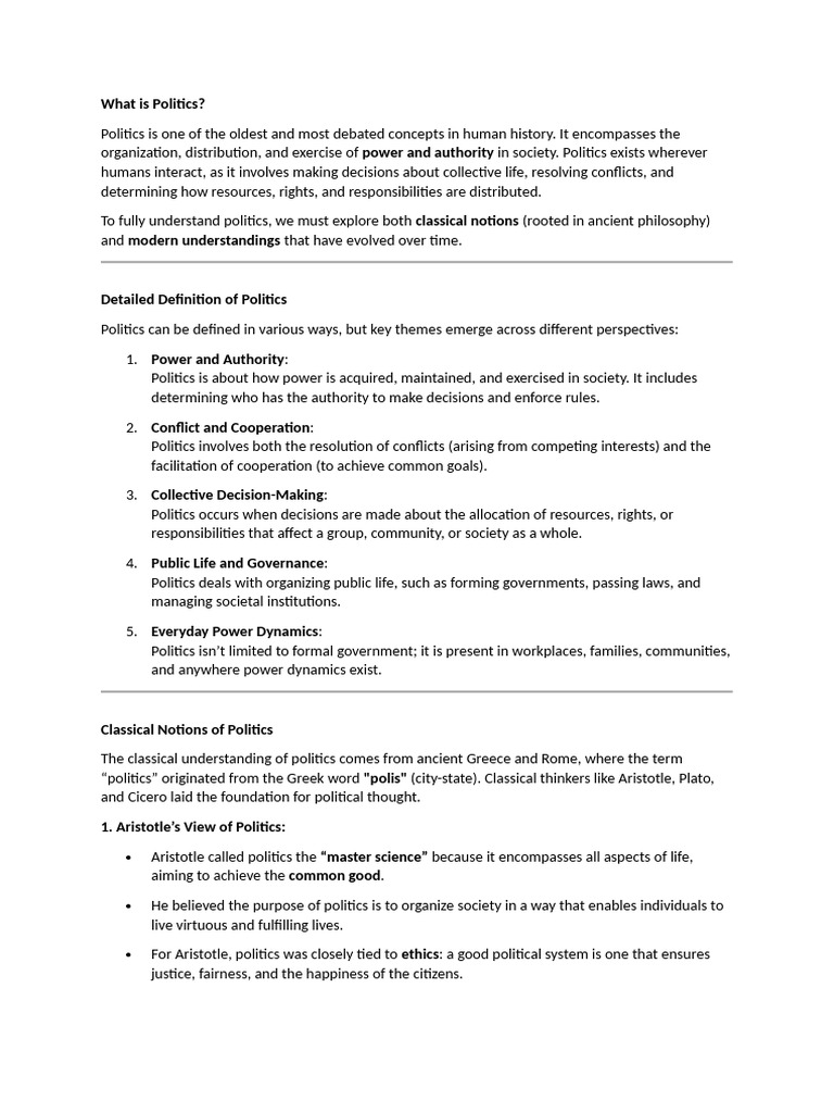 What is Politics | PDF | Marxism | Power (Social And Political)