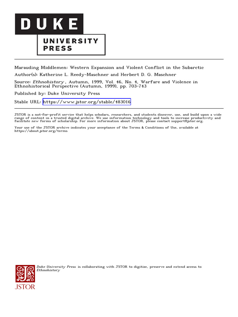 Marauding Middlemen - Western Expansion and Violent Conflict in The ...