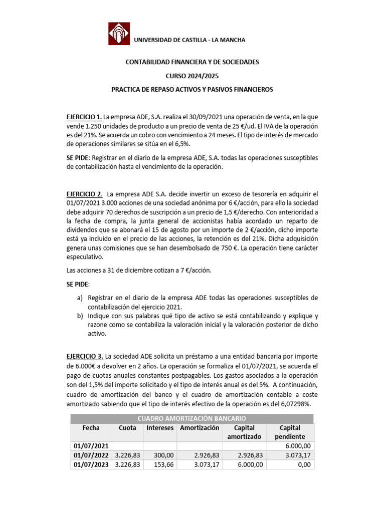 Practica Completa | PDF | Compartir (Finanzas) | Contabilidad