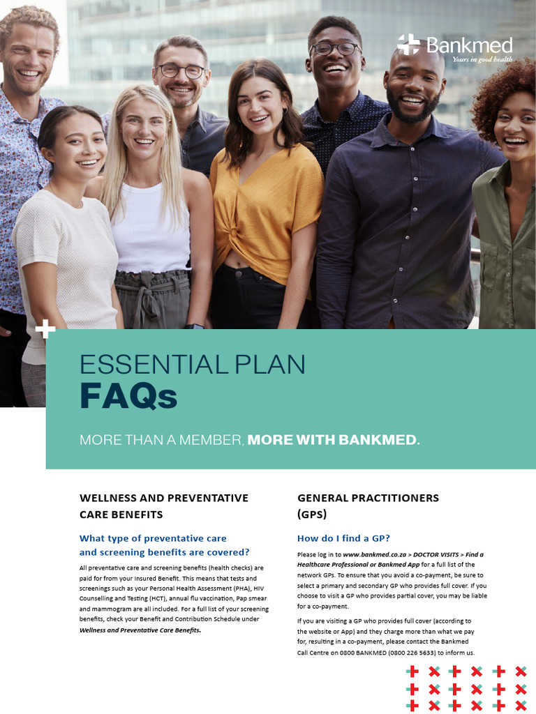Bankmed Essential Plan Benefits 2025 | PDF | General Practitioner ...