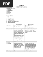 Vstep Writing Task 1 | PDF