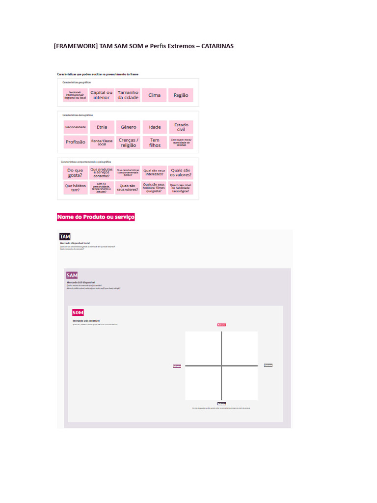 TAM SAM SOM - CATARINAS | PDF