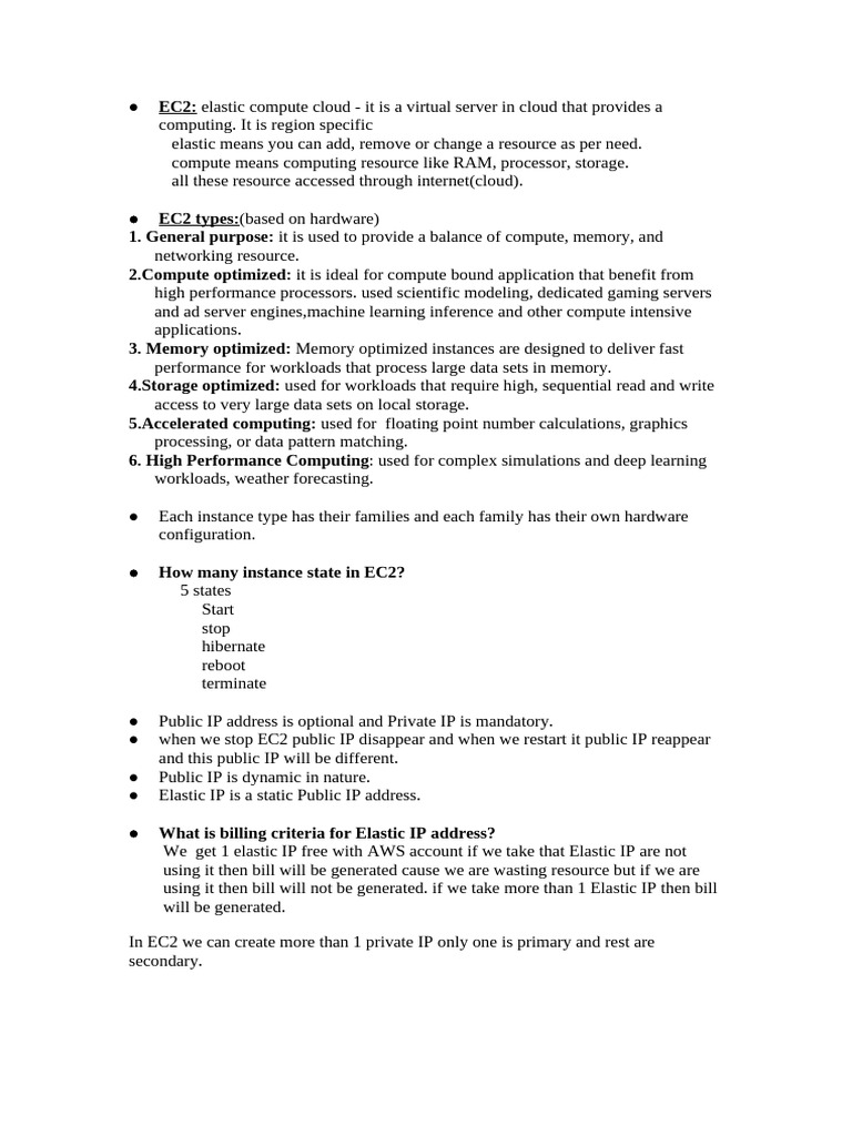 EC2 | PDF | Computer Science | Computer Architecture
