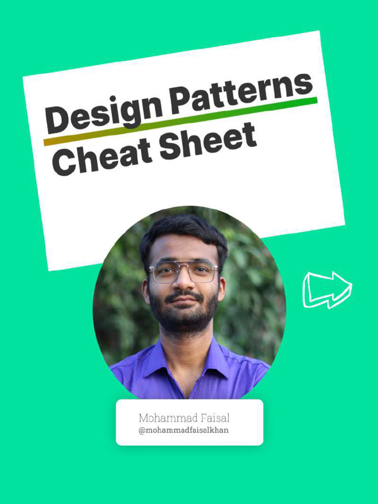 Design Pattern Cheat Sheet | PDF