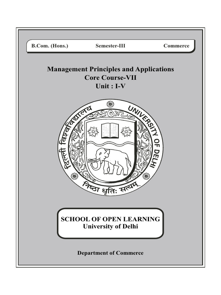 MPA Book Full PDF Sol DU B.com Hons | PDF | Profession | Human Resources