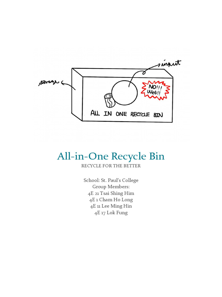 4E Group 1 CCSA Project Final Report | PDF | Recycling | Climate Change
