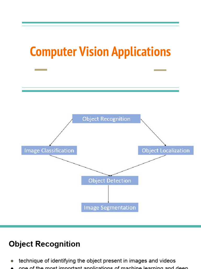 Computer VIsion Applications | PDF | Image Segmentation | Statistical Classification