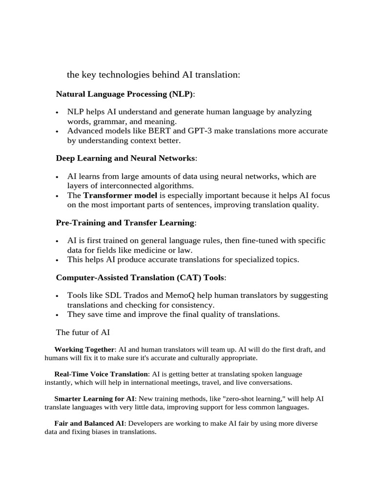 Ai Translation Pdf Artificial Intelligence Intelligence Ai