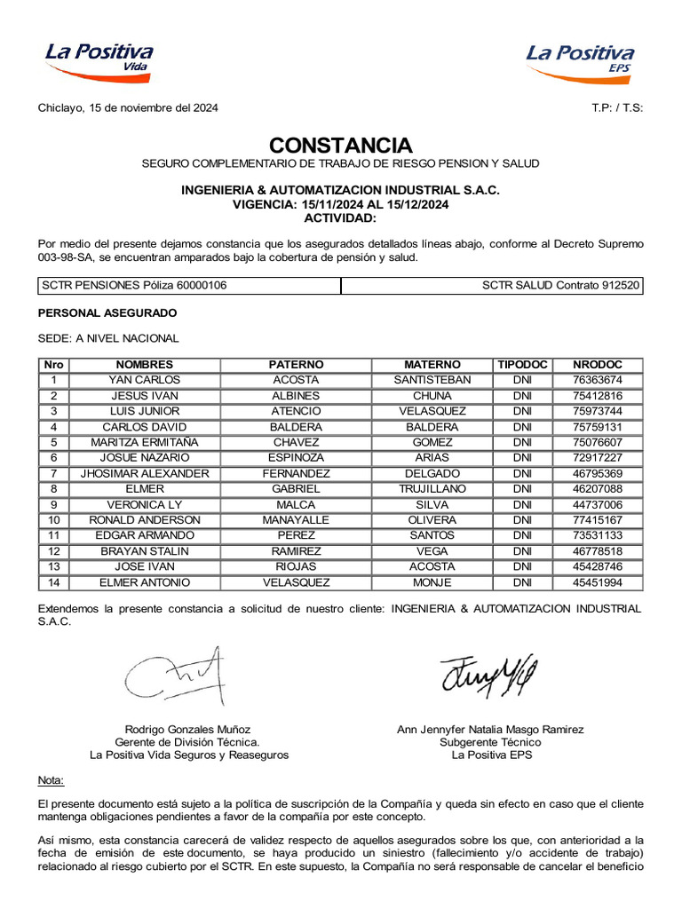 CONSTANCIA | PDF | Riesgo financiero | Derecho empresarial