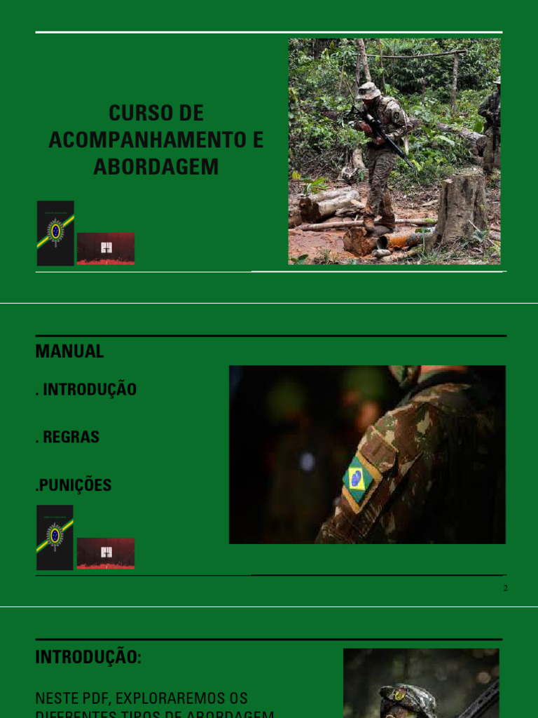 curso ABORDAGEM ACOMPANHAMENTO EXÉRCITO BRASILEIRO (2) | PDF | Polícia