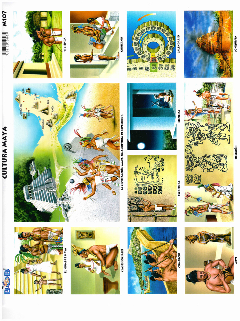 Cultura Maya m107 COMBINADO | PDF
