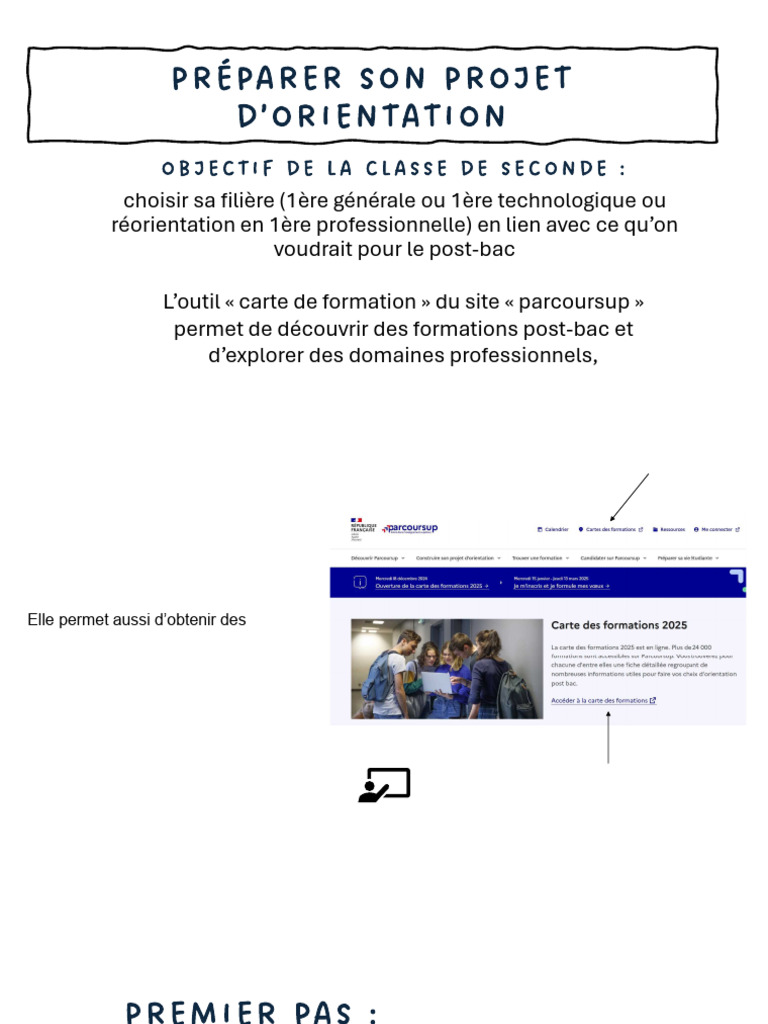 Préparer son projet d’orientation | PDF