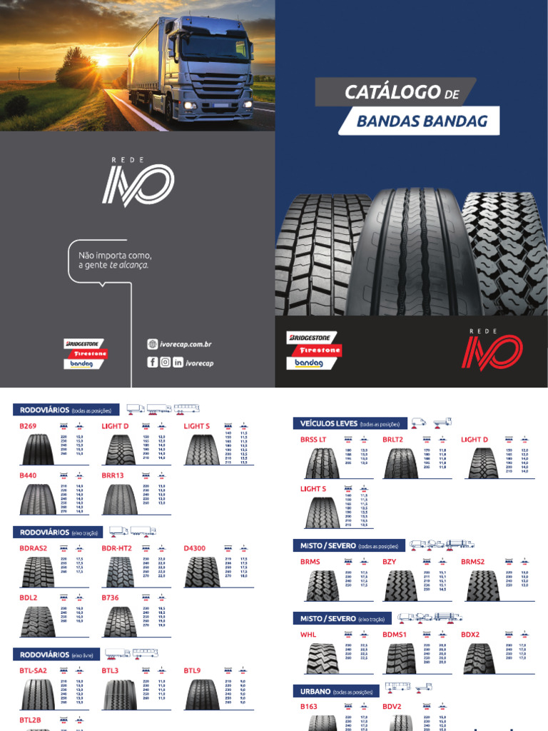 Catalogo Comercial Bandag | PDF