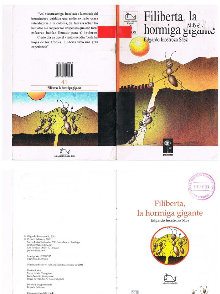 Filiberta La Hormiga Gigante Edgardo Inostroza | PDF